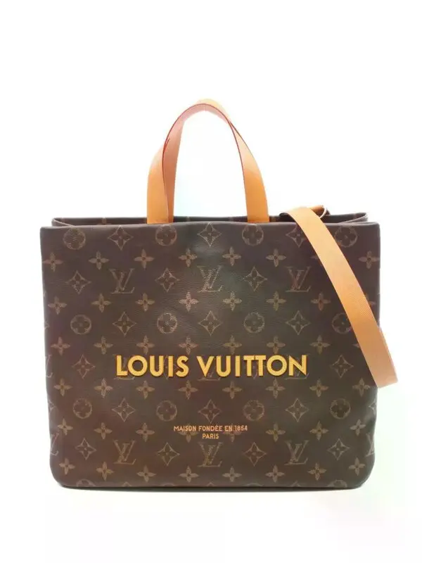 LOUIS VUITTON Monogram Mm Tote Bag - Brown