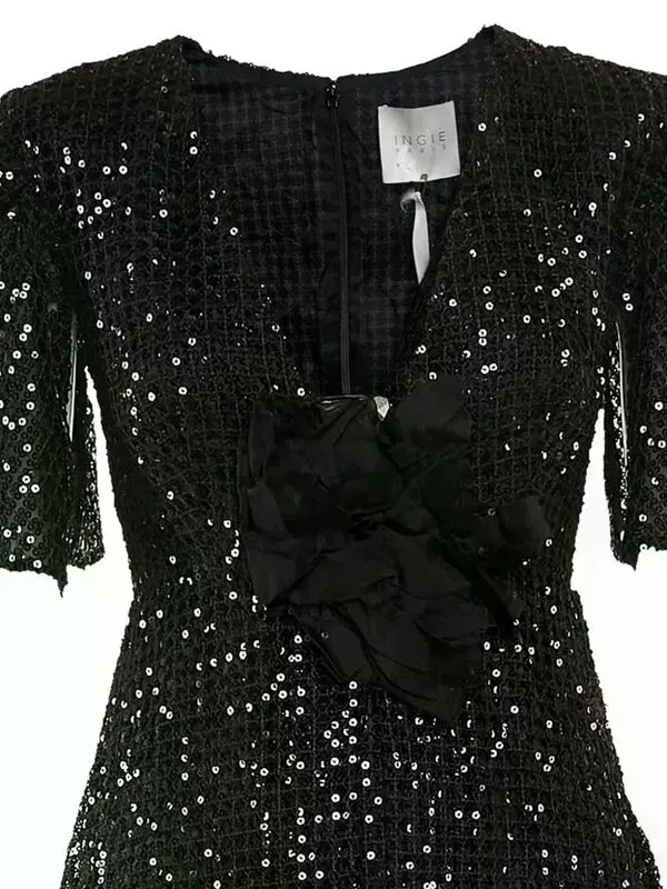 INGIE PARIS Lace Sequins Dress