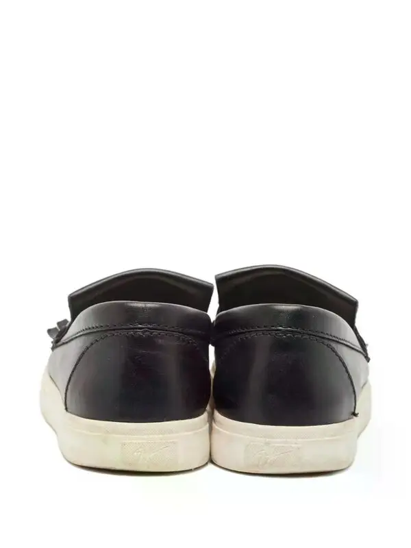 GIUSEPPE ZANOTTI Fringed Leather Sneakers