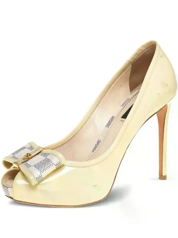 LOUIS VUITTON Bow-detail Heeled Pumps