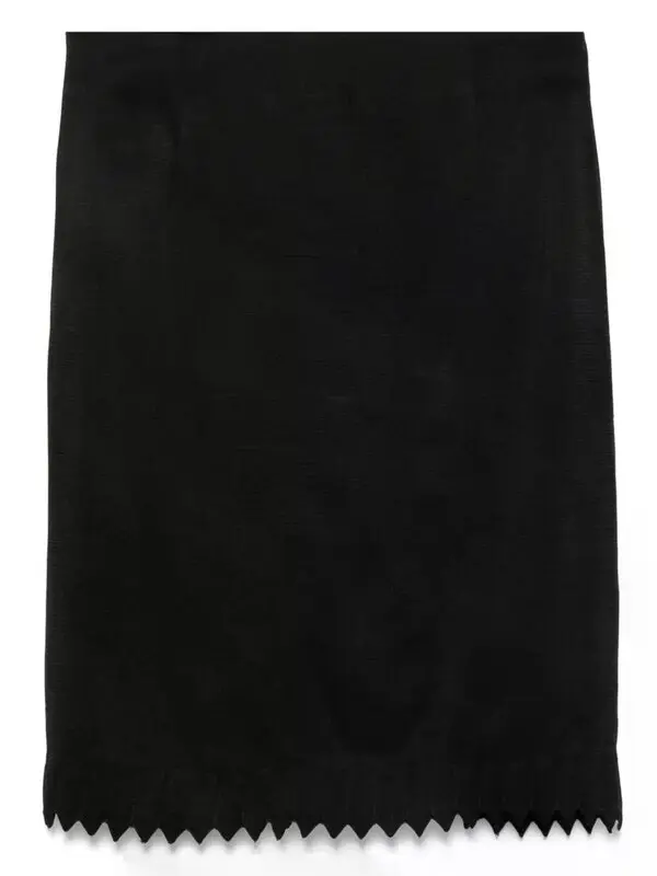 John Galliano 2000s Scalloped-hem Skirt