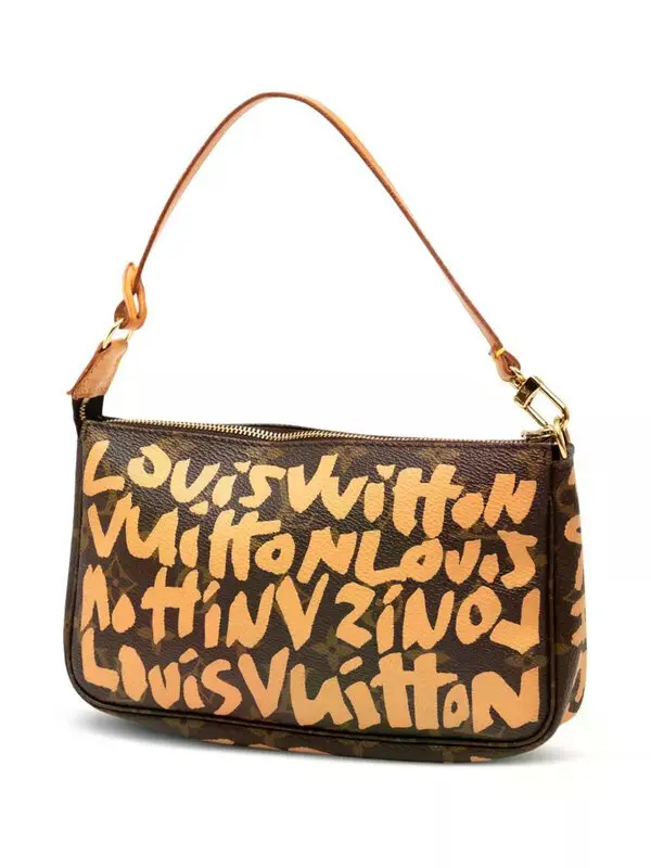 LOUIS VUITTON Monogram Graffiti Pochette Accessoires Shoulder Bag