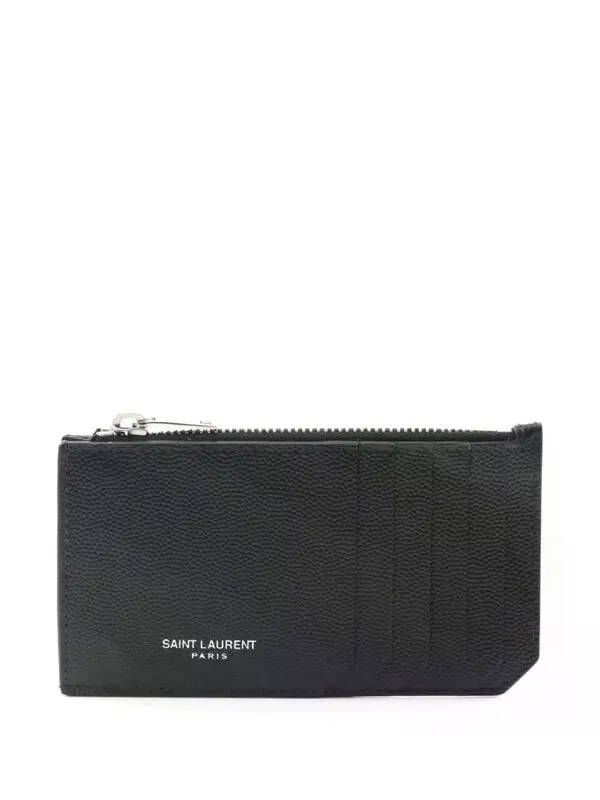 Saint Laurent 2020s Fragment Card Holder - Black