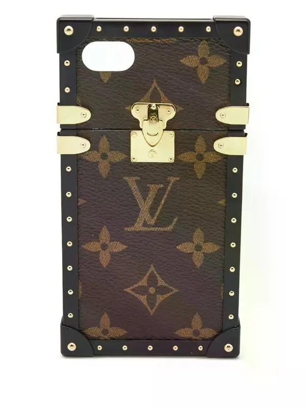 LOUIS VUITTON Eye-trunk Iphone 7 Case - Black