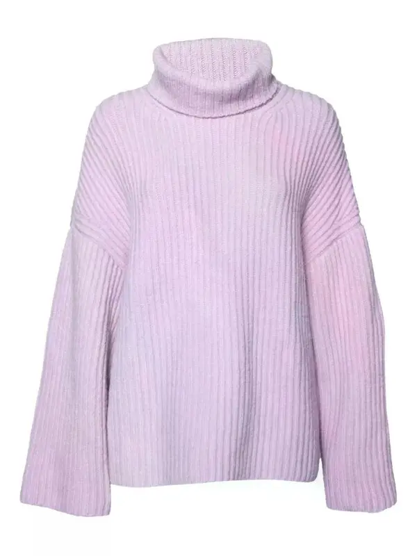 Nanushka Ribbed Wool-blend Turtleneck Sweater
