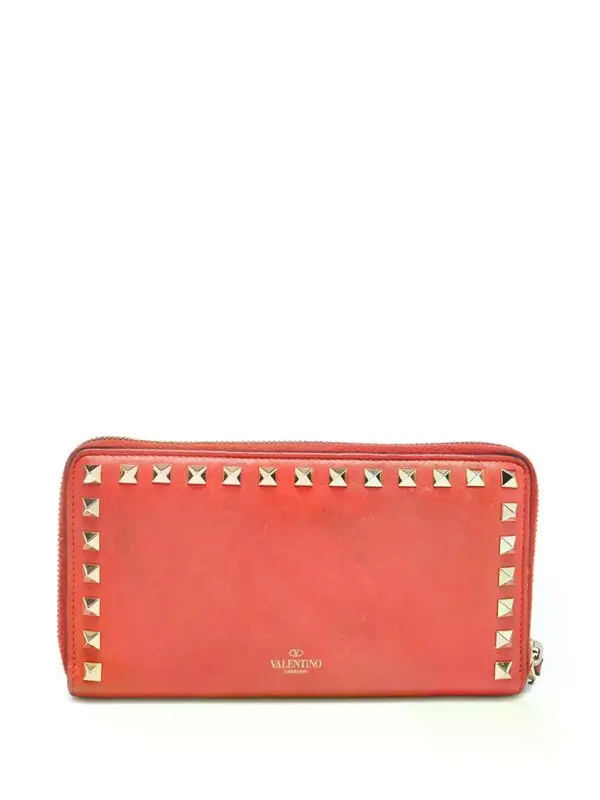 Valentino Garavani Rockstud Wallet - Red