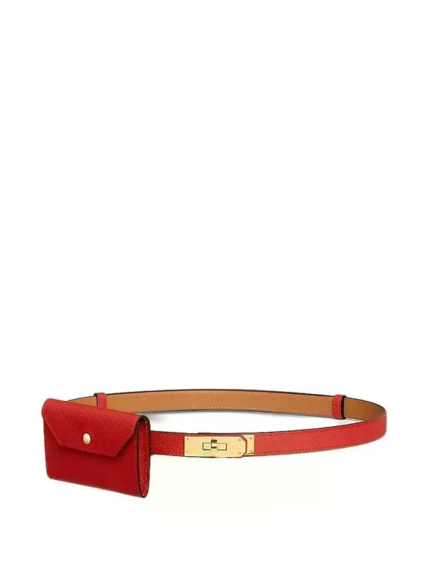 Hermès Kelly 18 Pocket Hardware Belt - Red
