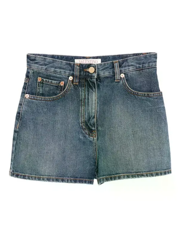 Valentino Garavani Denim Shorts - Blue