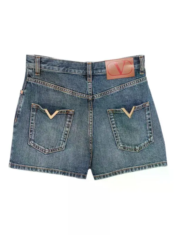 Valentino Garavani Denim Shorts - Blue