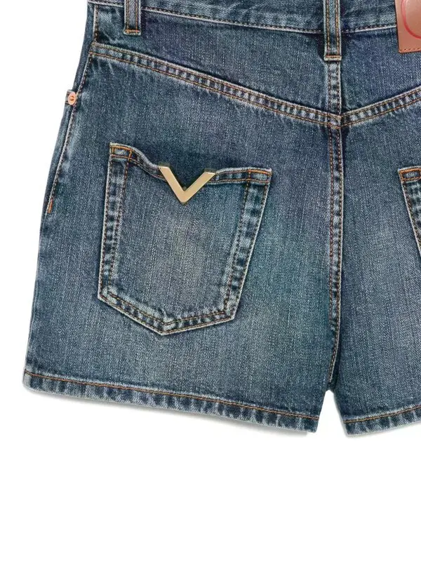 Valentino Garavani Denim Shorts - Blue
