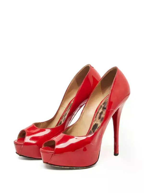 Dolce & Gabbana 140mm Leather Heeled Pumps
