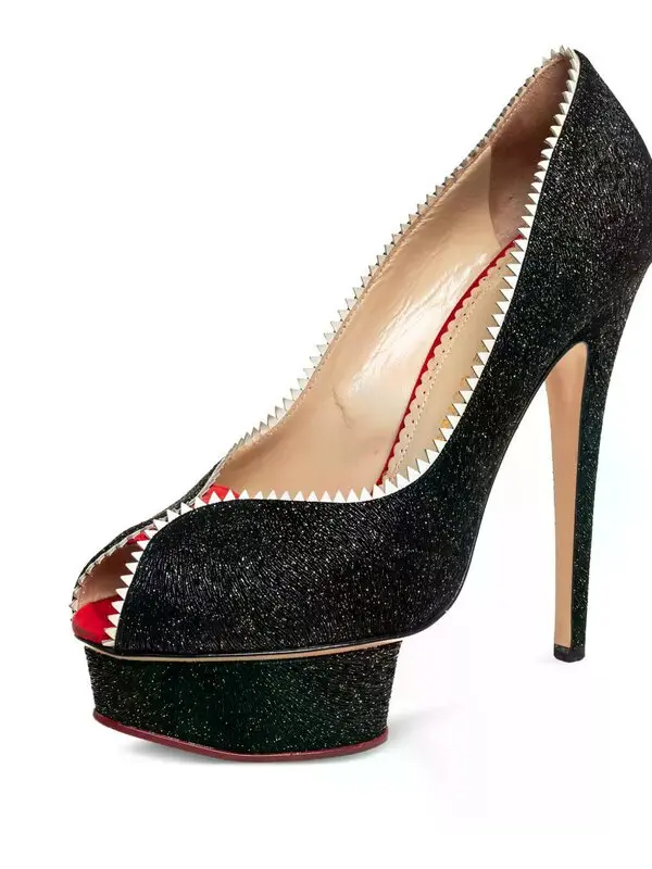 CHARLOTTE OLYMPIA 140mm Peep-toe Platform Pumps