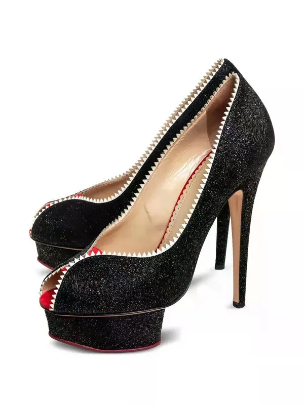 CHARLOTTE OLYMPIA 140mm Peep-toe Platform Pumps
