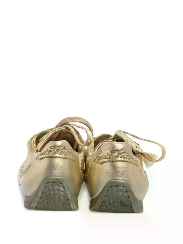 LOUIS VUITTON Mahina Leather Lace-up Sneakers