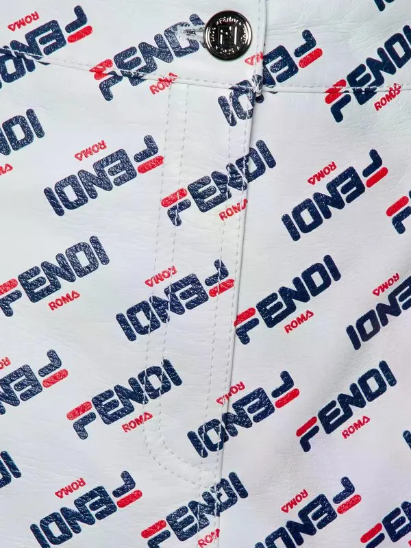 Fendi Roma All-over Logo-print Skirt