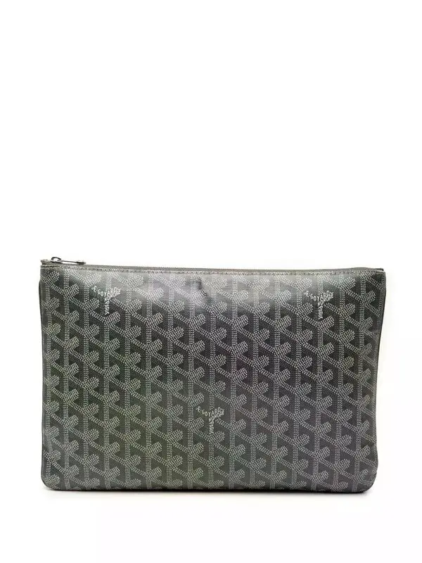 Goyard 2019 Ine Senat Mm Clutch Bag - Grey