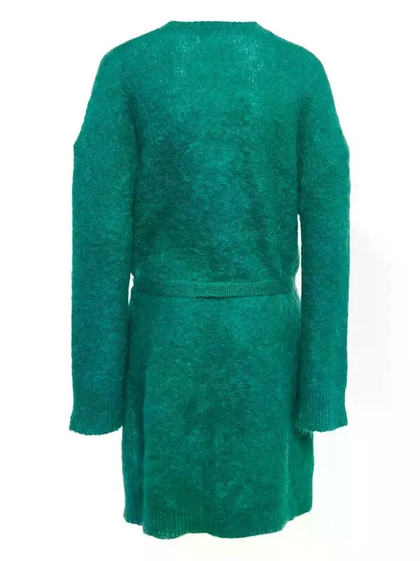 Zadig&Voltaire Belted Long Cardigan - Green