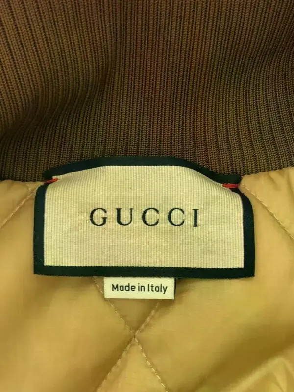 Gucci Gg-pattern Fleece-paneled Jacket