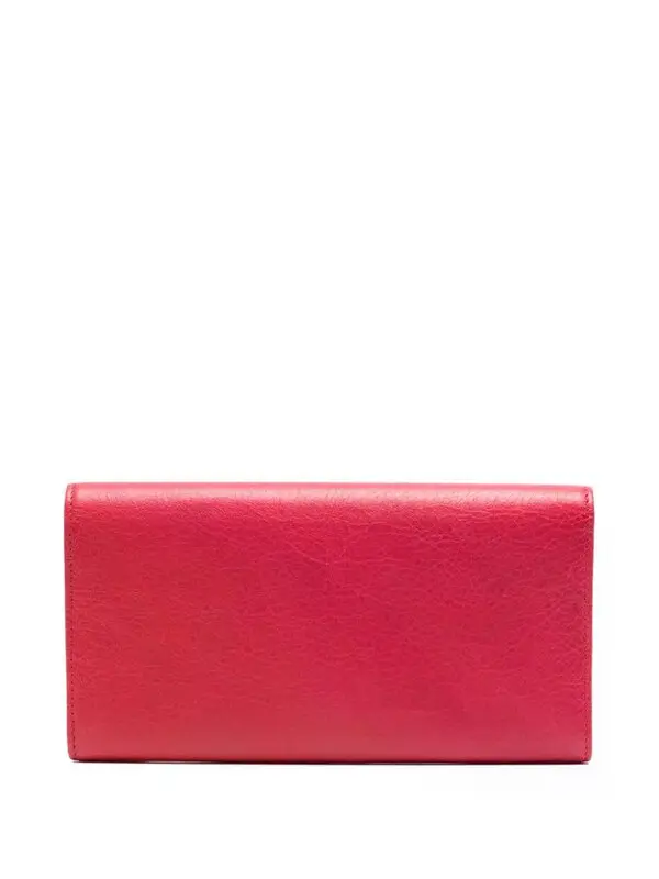 Balenciaga 2020s Leather Zip Wallet
