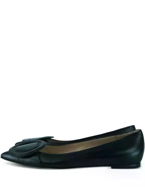 GIANVITO ROSSI Venezia Pointed-toe Flats