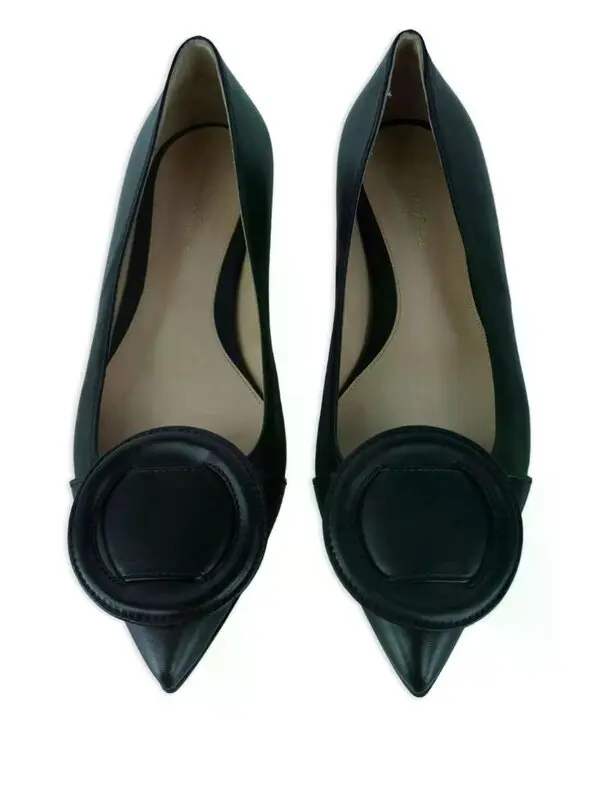 GIANVITO ROSSI Venezia Pointed-toe Flats