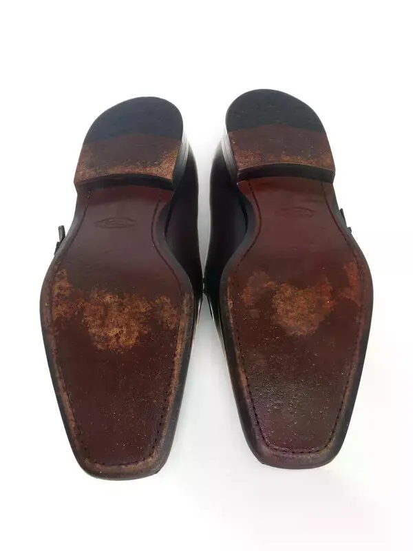 TOD'S Buckle-detail Leather Loafers