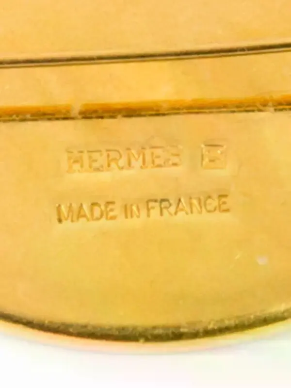 Hermès 1990s Enamel Brooch
