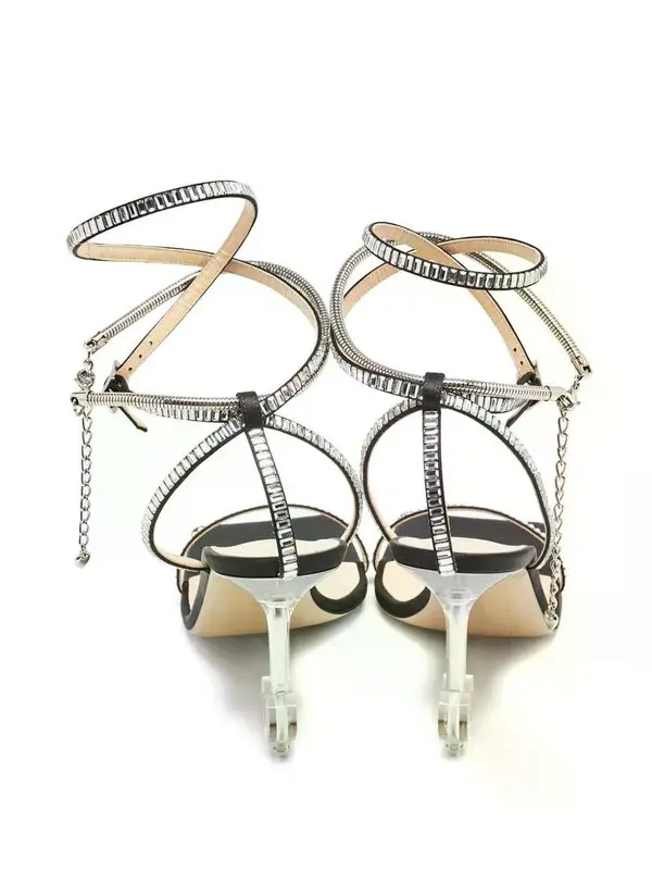 Mach & Mach 100mm Embellished Sandals