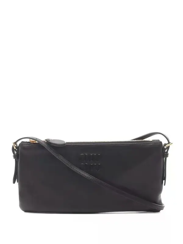 Miu Miu Embossed Leather Shoulder Bag