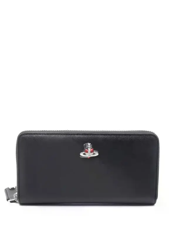 VIVIENNE WESTWOOD 2020 Classic Zip-up Wallet - Black