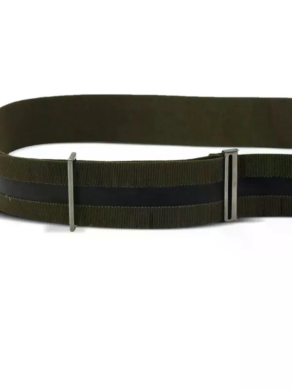 JIL SANDER Canvas And Leather Belt