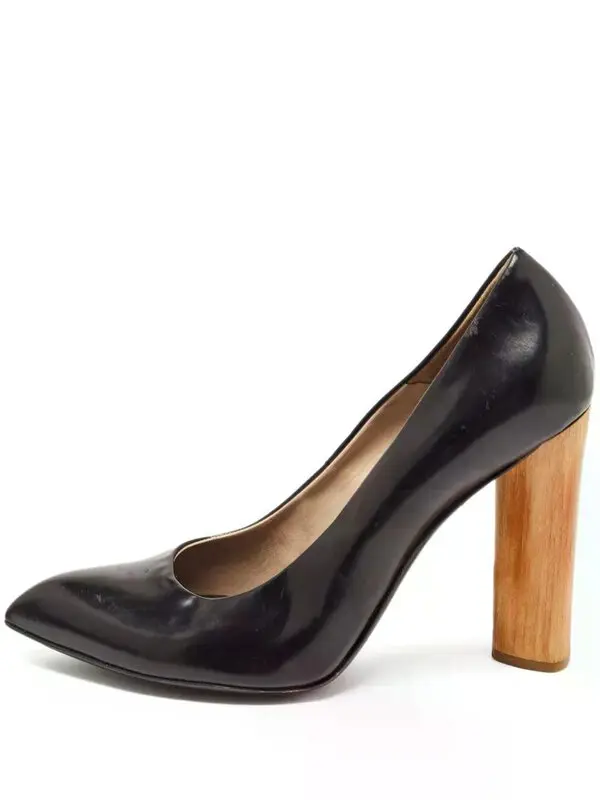 Saint Laurent 120mm Leather Heeled Pumps