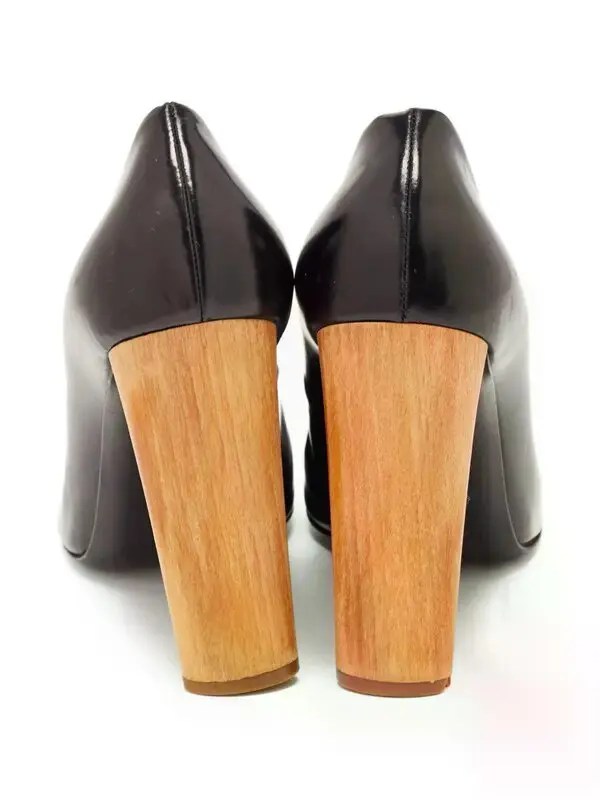 Saint Laurent 120mm Leather Heeled Pumps