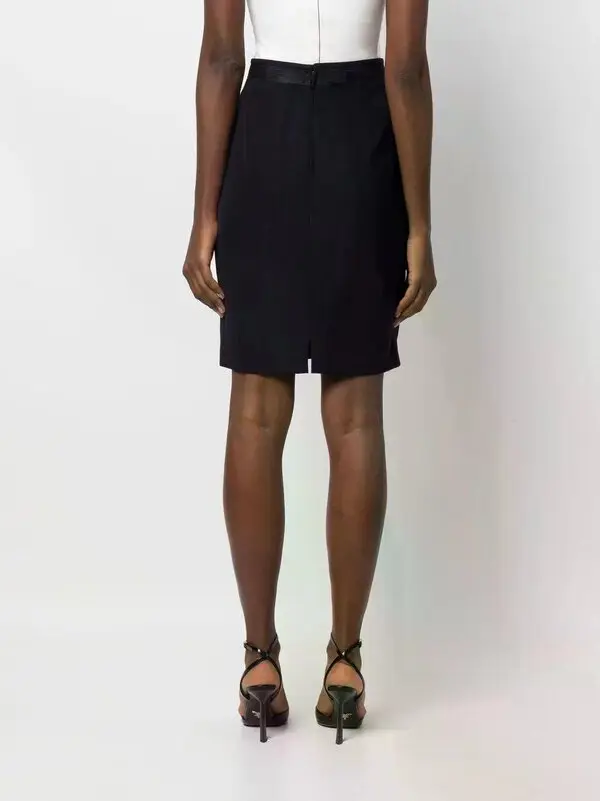 Gianfranco Ferre 1990s Embroidered Pencil Skirt