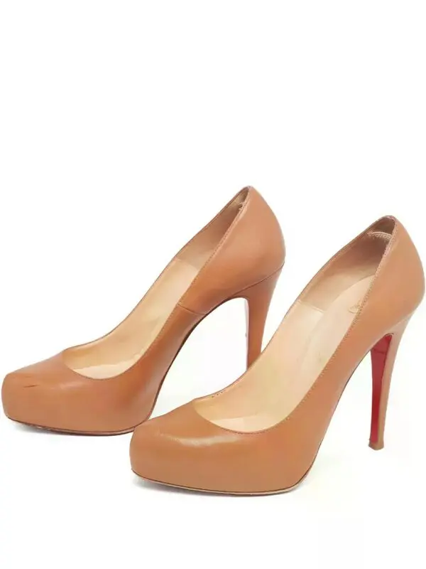 CHRISTIAN LOUBOUTIN 115mm Leather Platform Pumps