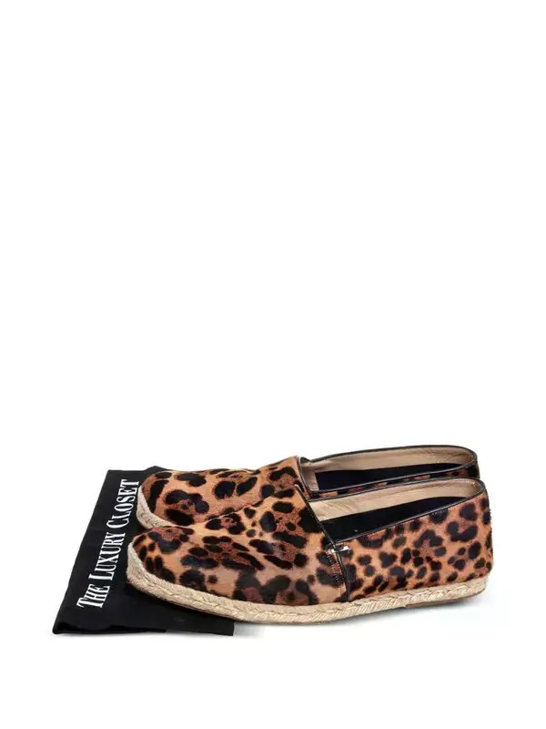 CHRISTIAN LOUBOUTIN Leopard Espadrilles