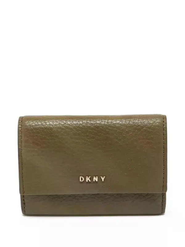 Dkny Leather Wallet - Green