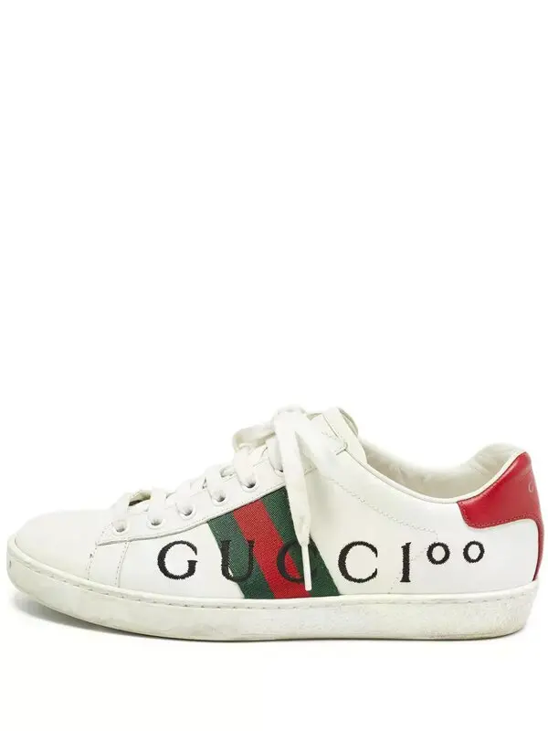 Gucci Ace Leather Sneakers