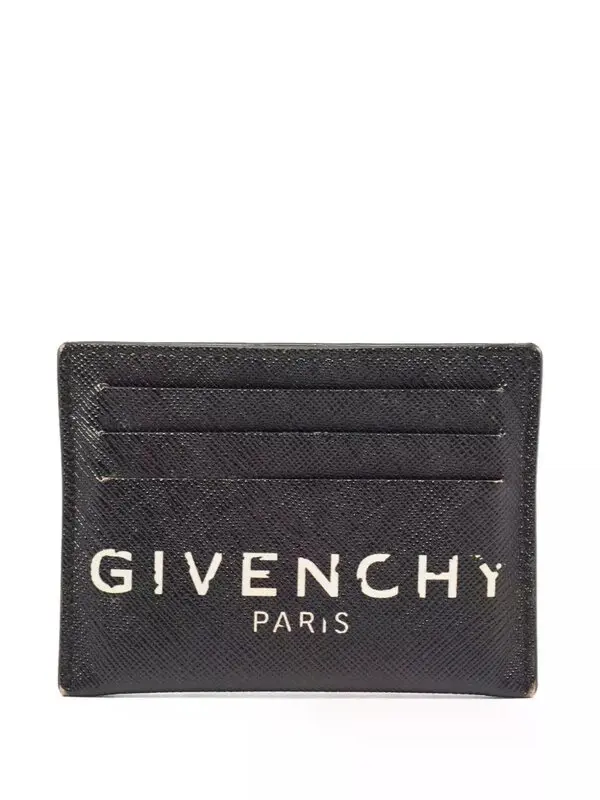 Givenchy Leather Card Holder - Black
