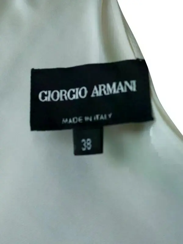 Giorgio Armani Silk Tie Detail Blouse