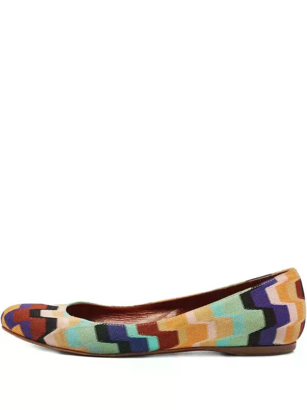 Missoni Geometric-knit Pumps