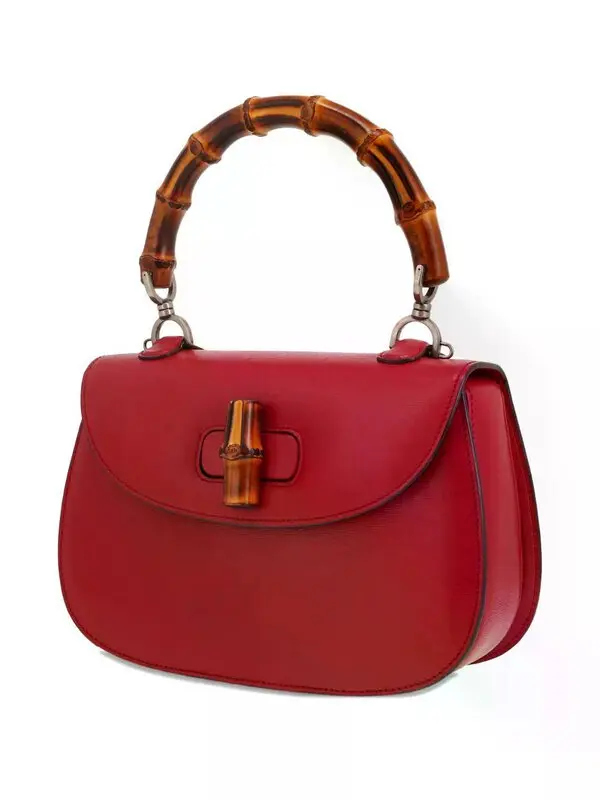 Gucci Bamboo Tote - Red