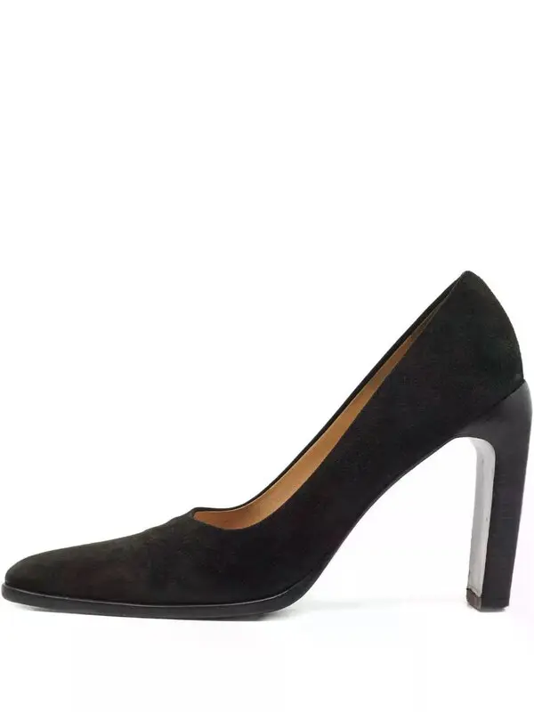 Gucci 105mm Suede Heeled Pumps