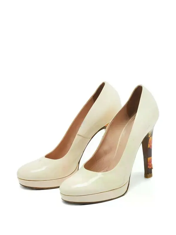 Versace 125mm Floral-heel Pumps