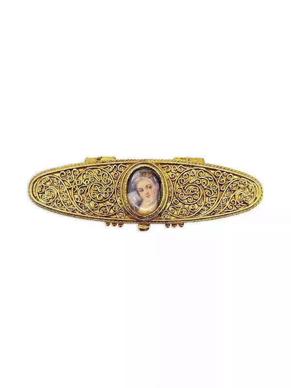 JENNIFER GIBSON JEWELLERY X Estée Lauder 1970s Perfume Compact - Gold