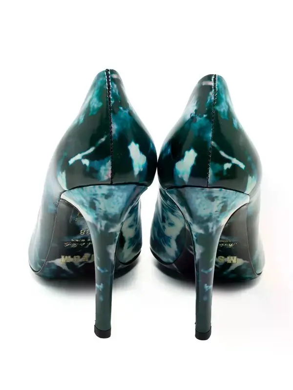 MSGM 105mm Marble-print Pumps
