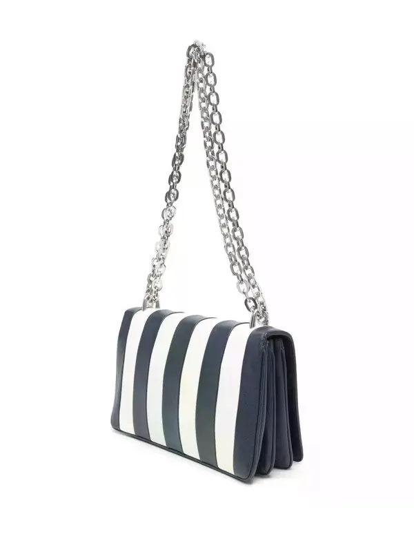 Prada 2010s Striped Chain-strap Bag