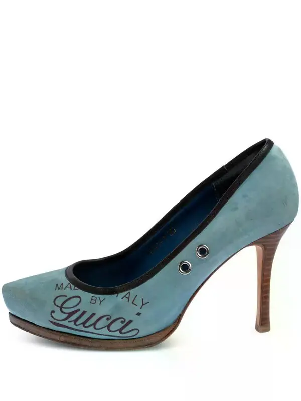 Gucci 90mm Logo-print Pumps