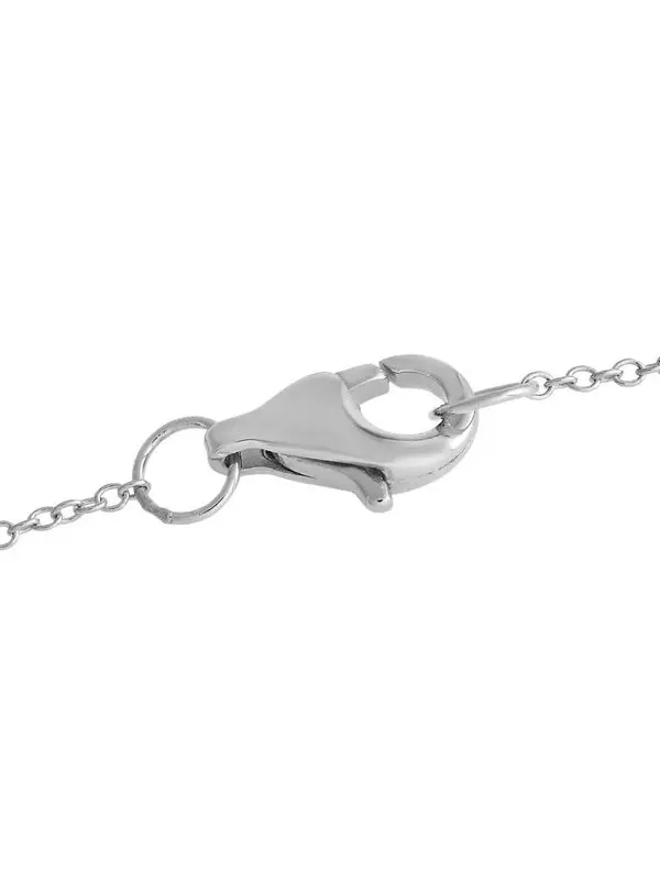 LB EXCLUSIVE 14k White Gold Diamond Teardrop Necklace