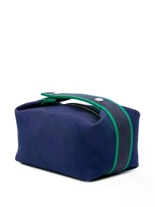 Hermès Canvas Bride A Brac Case Vanity Bag - Blue